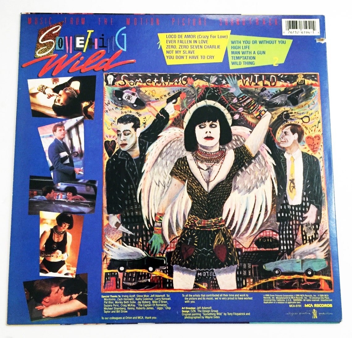 Vintage Something Wild Motion Picture Soundtrack LP Record Vinyl 12 ...