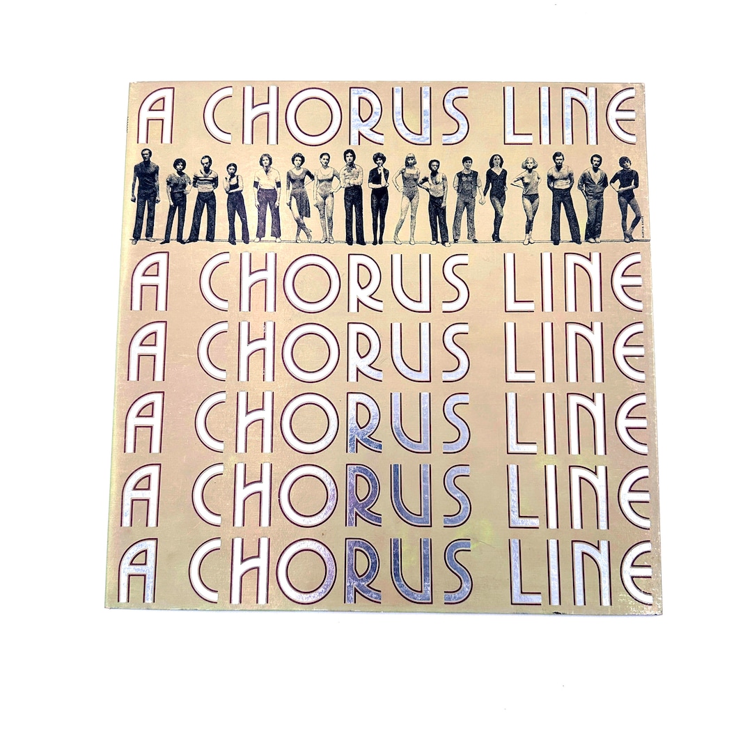 Vintage 1975 A Chorus Line Original Soundtrack Recording Musical Vinyl ...