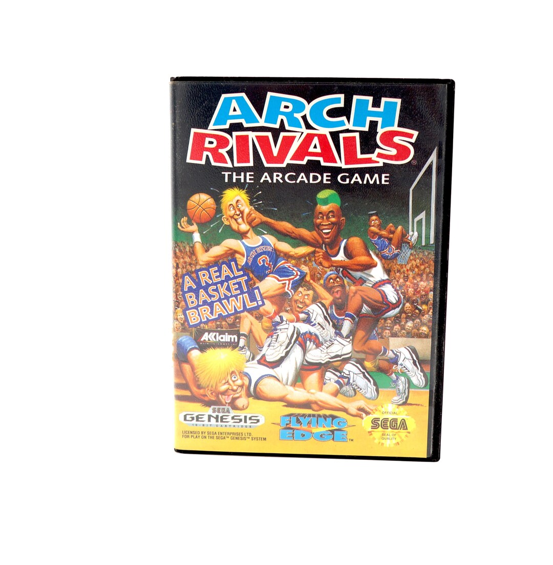 Vintage Arch Rivals Basketball Game Sega Genesis Video Game Tested and ...