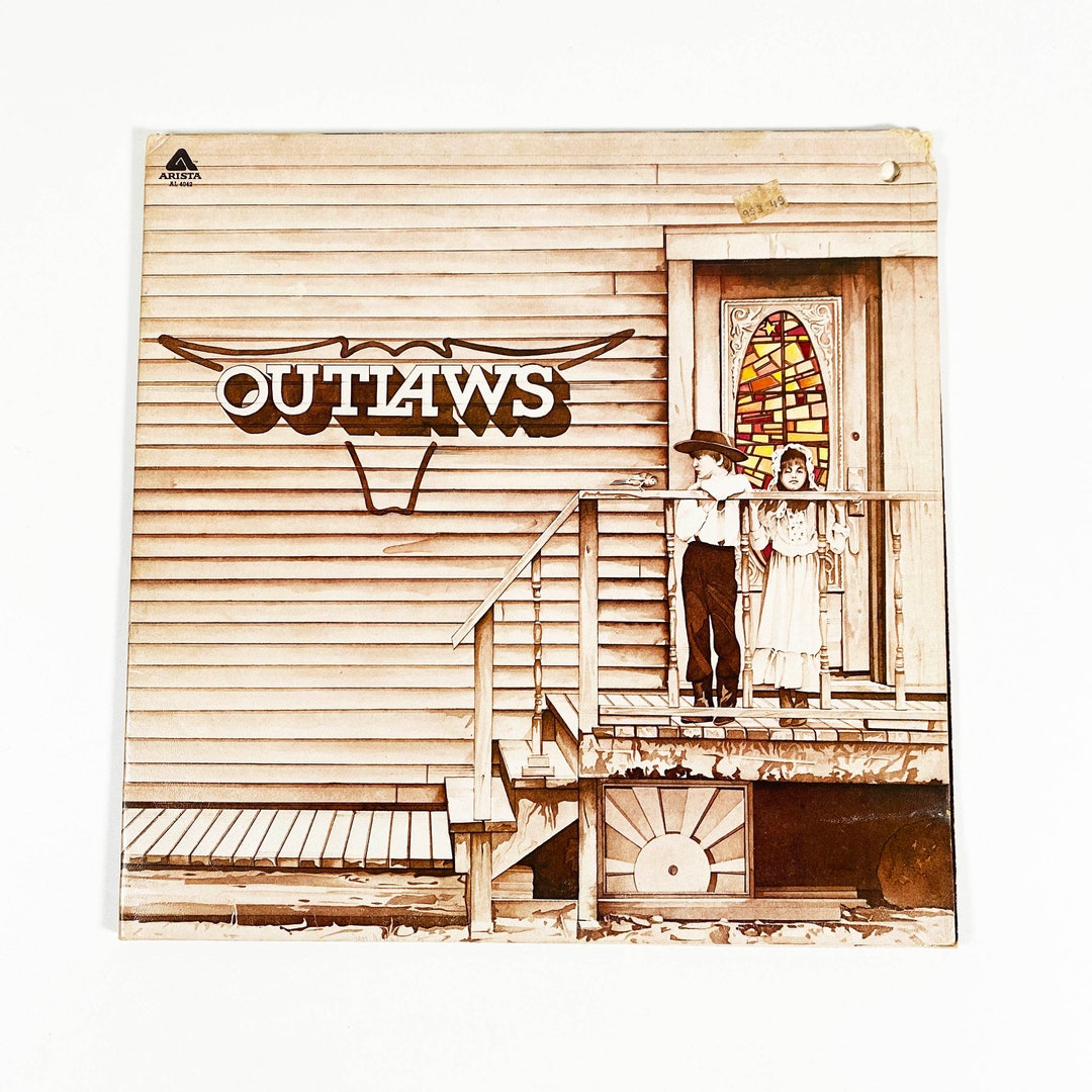 Vintage the Outlaws Debut Self Tiled Album Promo LP Record Vinyl 12 ...