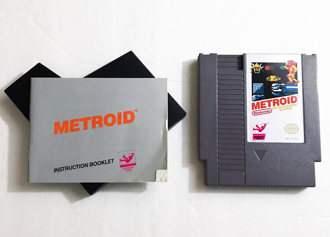 Vintage Nintendo NES Metroid 1987 With Manual and Case Video | Etsy