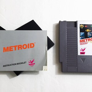 Vintage Nintendo NES Metroid 1987 With Manual and Case Video Game Rare ...
