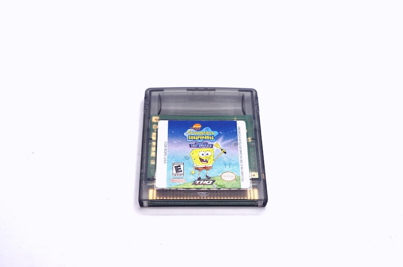 Spongebob Squarepants: Legend of the Lost Spatula - Game Boy Color - Etsy