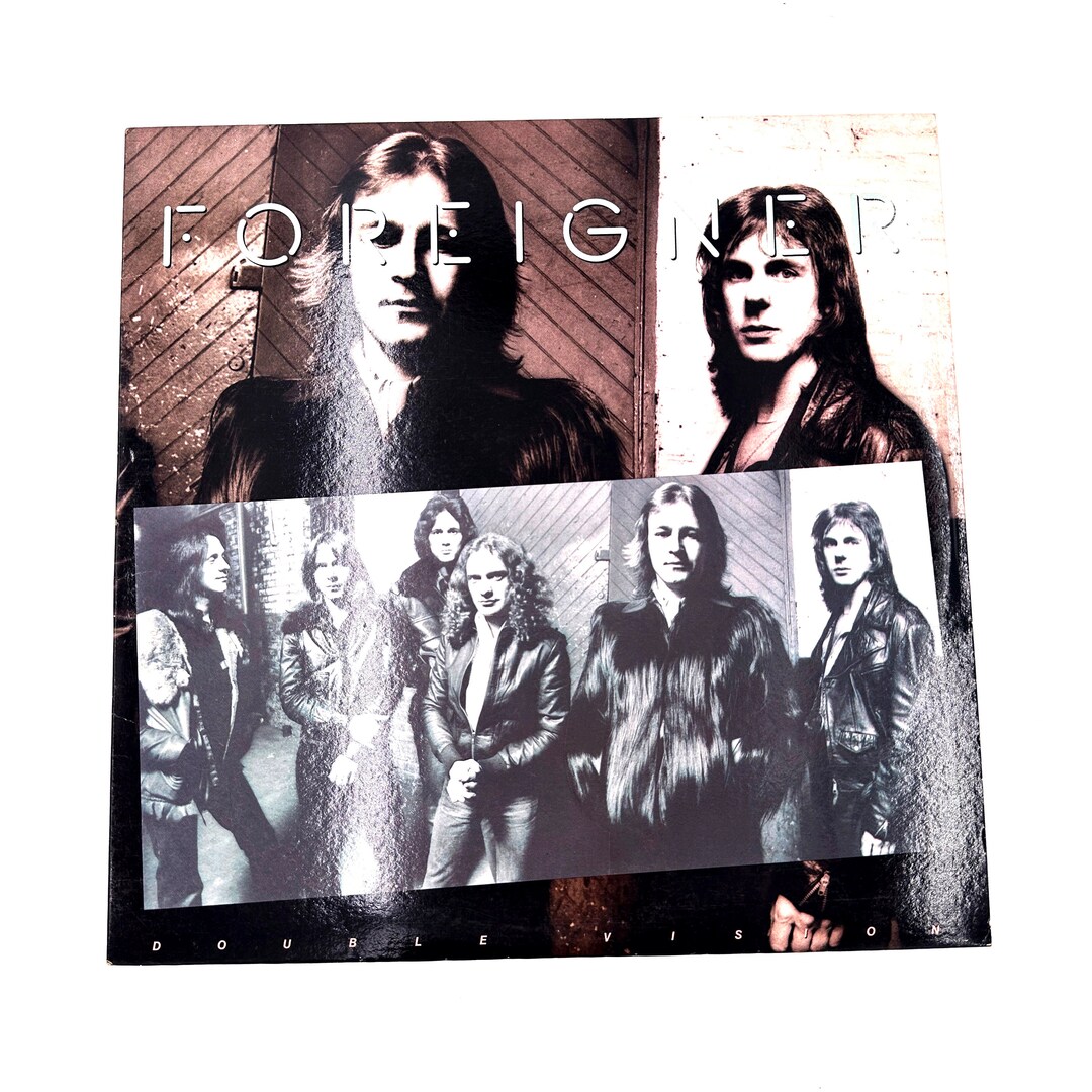 Vintage Foreigner Double Vision LP Record Vinyl Album 12" Original 1978 ...
