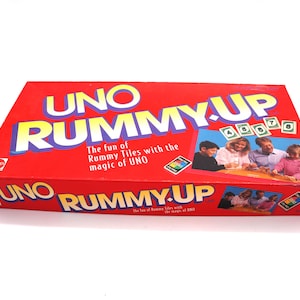 Vintage UNO Rummy up Board Game Complete 1993 Mattel 90s Toys 1990s ...