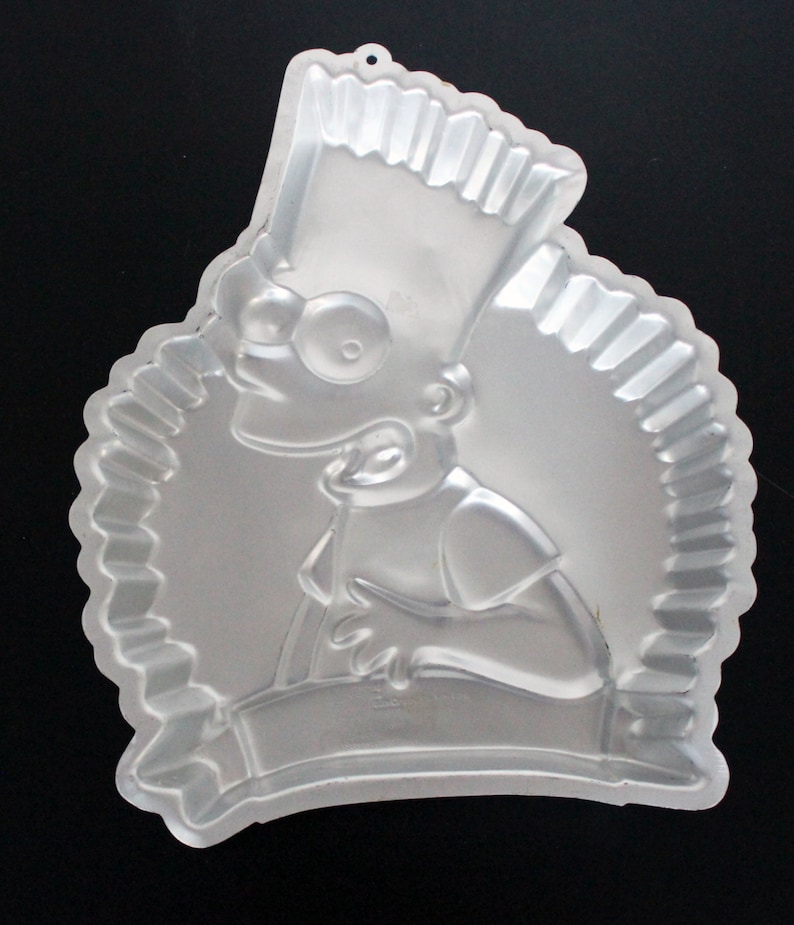 Vintage Bart Simpson Wilton Cake Pan 1990 Baking Cartoon Kitchen - Etsy