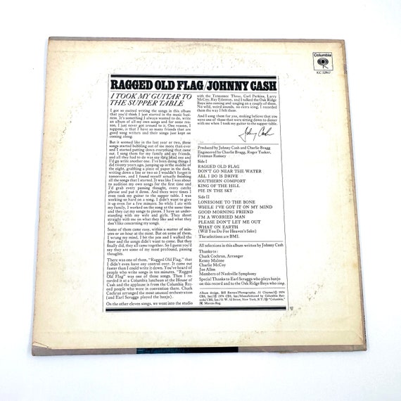 Johnny Cash Ragged Old Flag Lyrics And Tracklist Genius Livraison De