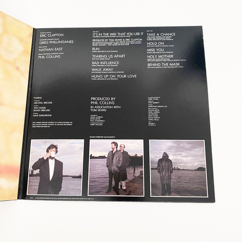 Vintage Original Eric Clapton August Record Album Vinyl 12" 1980s 80s ...