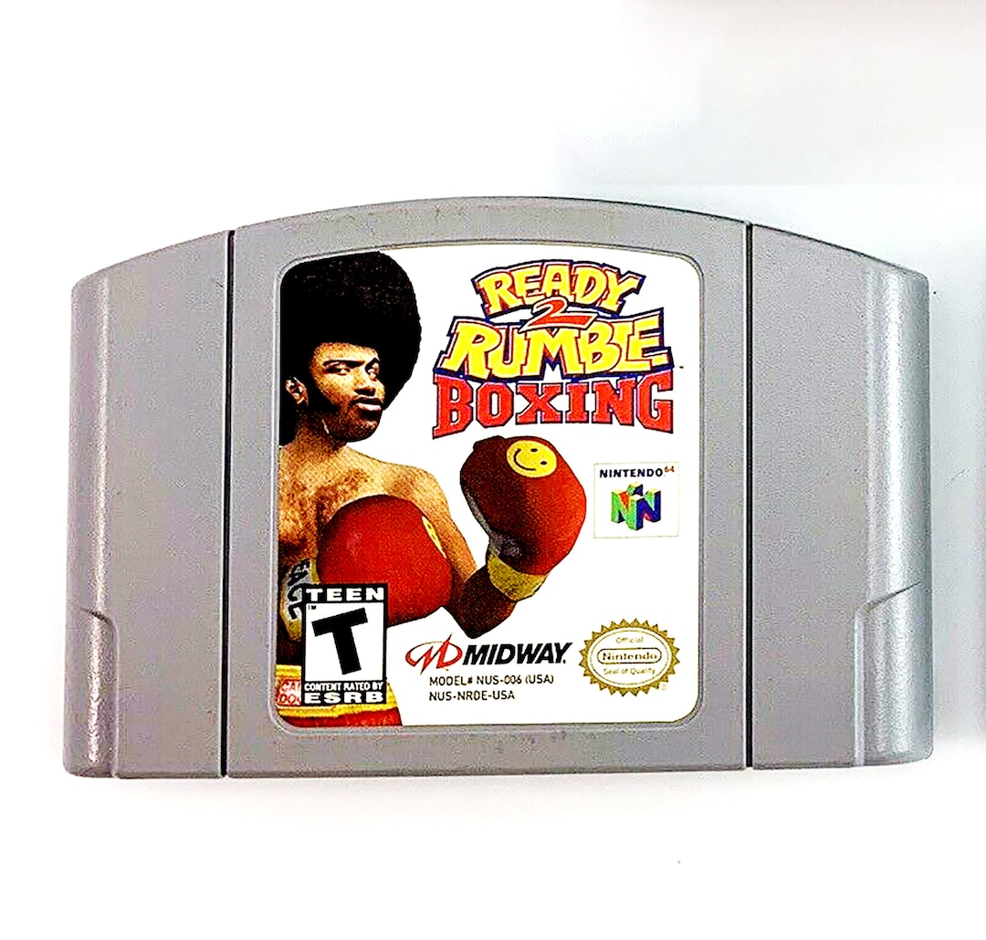 Vintage Ready 2 Rumble Boxing Nintendo 64 Tested Works Very Clean N64 ...