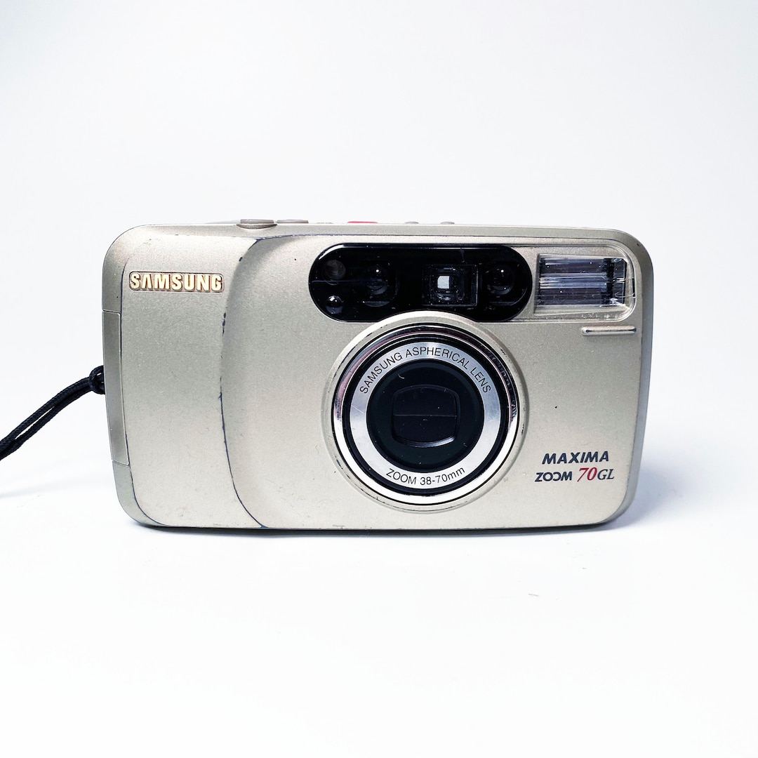 Vintage Samsung Maxima Zoom 70GL Film Point and Click Camera 35mm Film ...