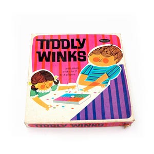 Vintage 1966 Whitman Tiddly Winks Game 1960s 60s Toys - Etsy