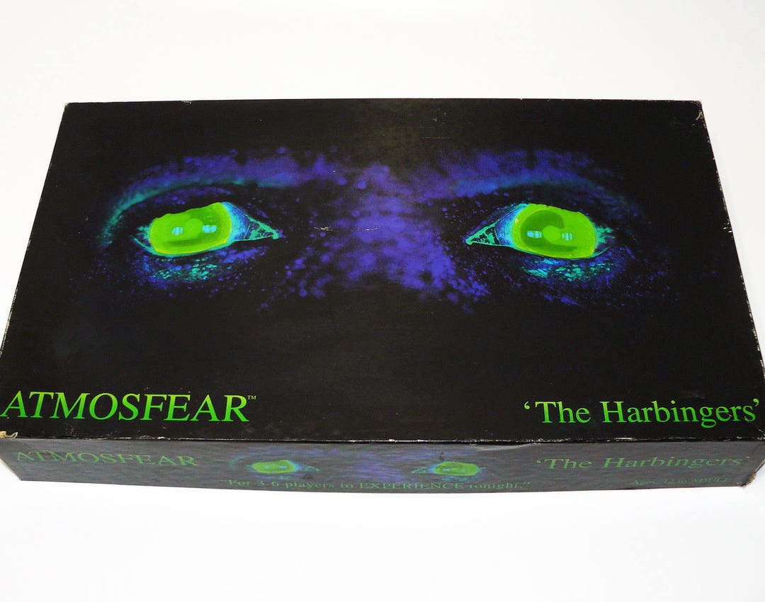 1995 Atmosfear the Harbingers Vintage VCR VHS Horror Board Game the ...