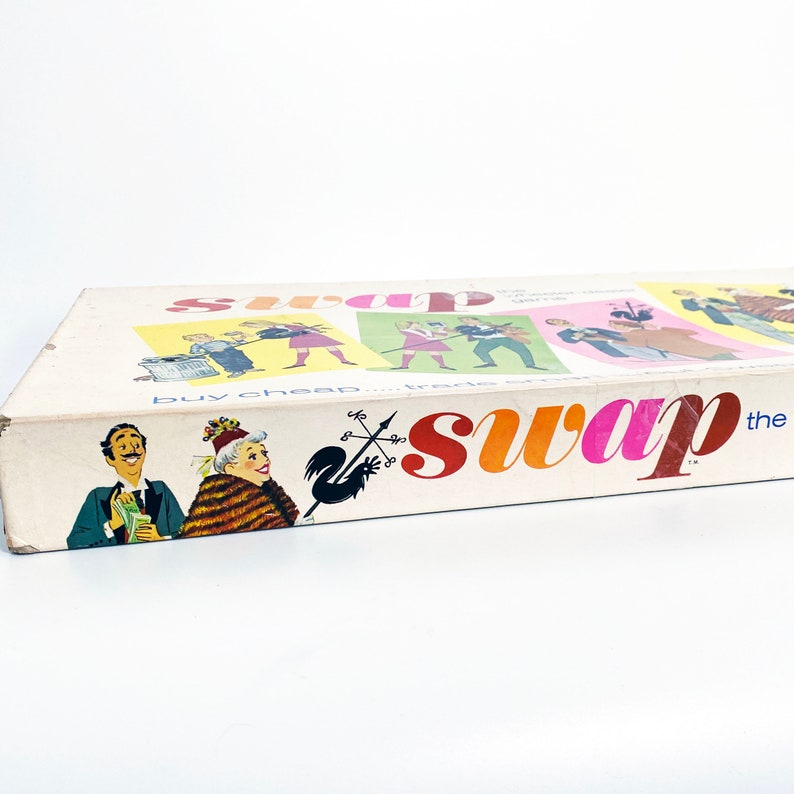 Vintage 1965 Swap Board Game by Ideal 100% Complete 1960s 60s | Etsy