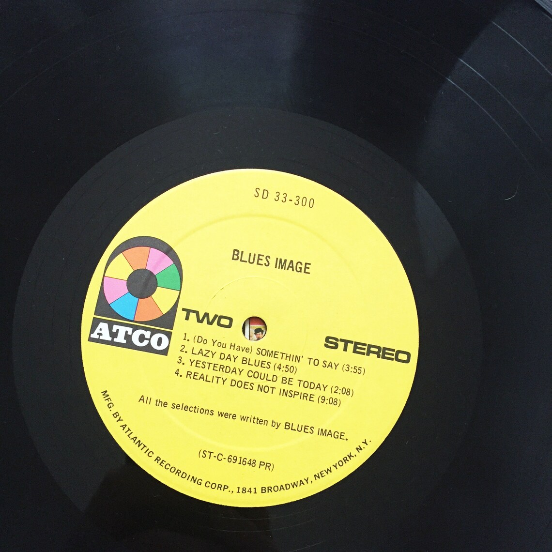Original Blues Image Self Titled Album Vinyl Record LP 1969 Album 12 ...