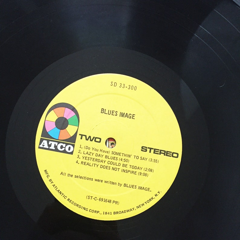 Original Blues Image Self Titled Album Vinyl Record LP 1969 Album 12 ...