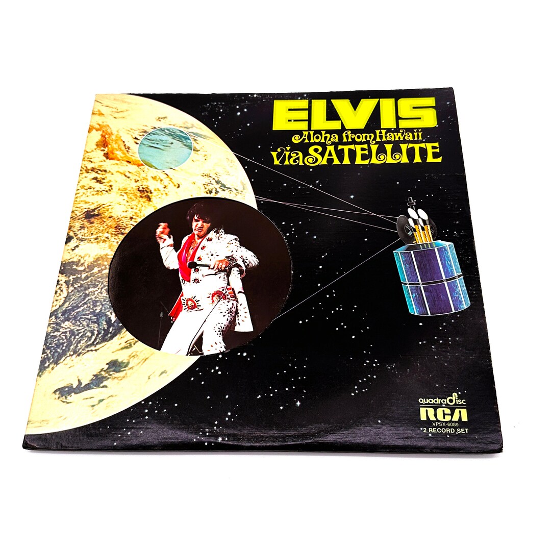 Vintage Original 1973 Elvis Aloha From Hawaii via Satellite Double Live ...