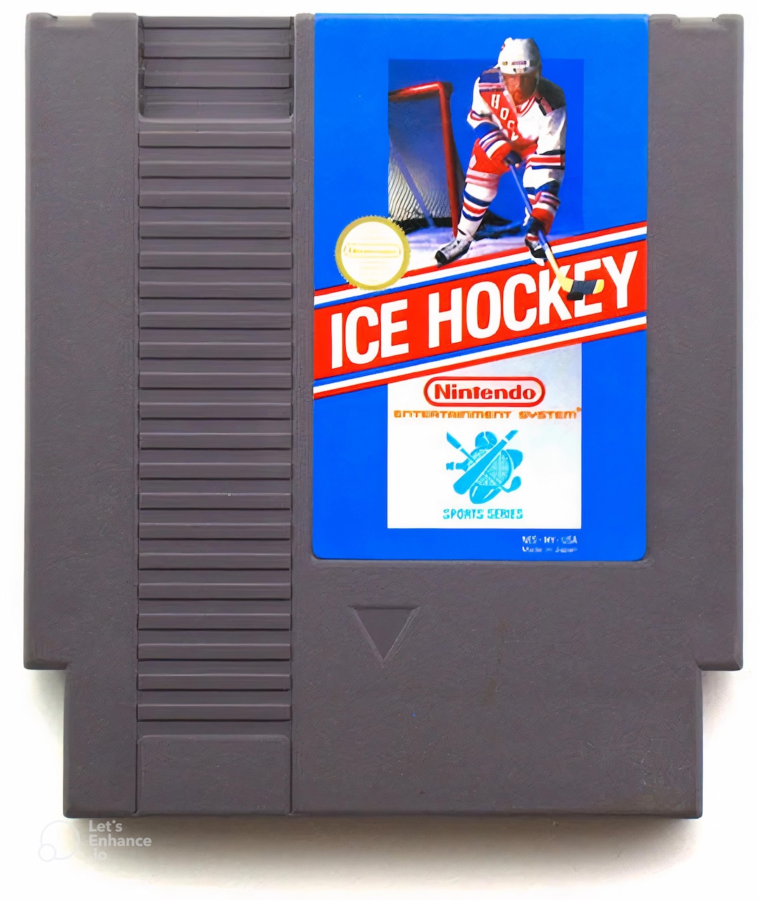 Vintage Nintendo NES Ice Hockey Video Game 1988 Sports - Etsy