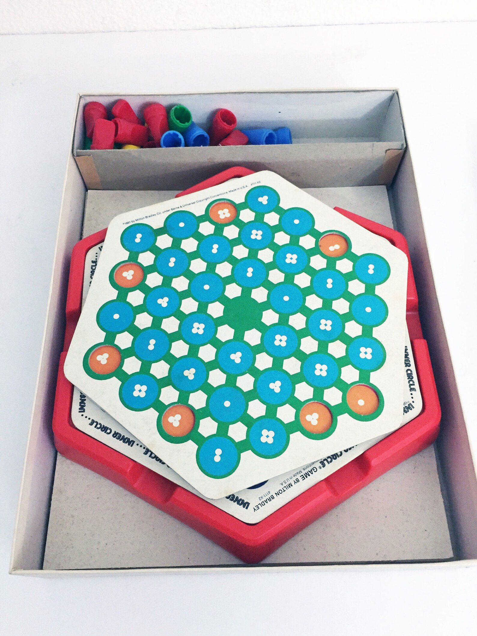 Vintage Inner Circle Game Board Game by Milton Bradley - Etsy