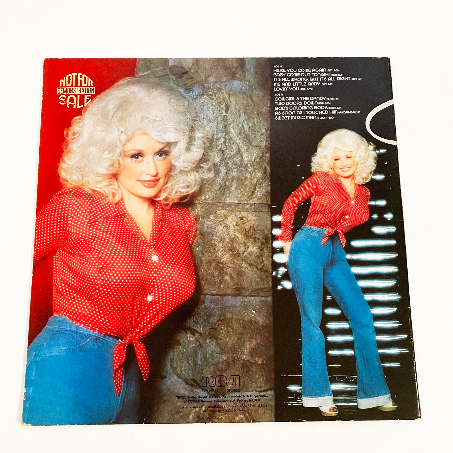 Vintage Dolly Parton Here You Come Again Lp Record Vinyl Album Etsy