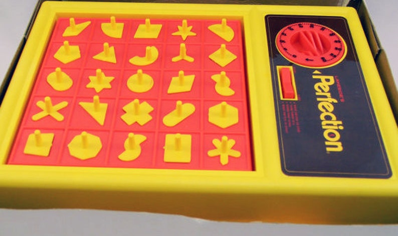 Vintage Perfection Board Game Lakeside 1975 Rare Toy - Etsy