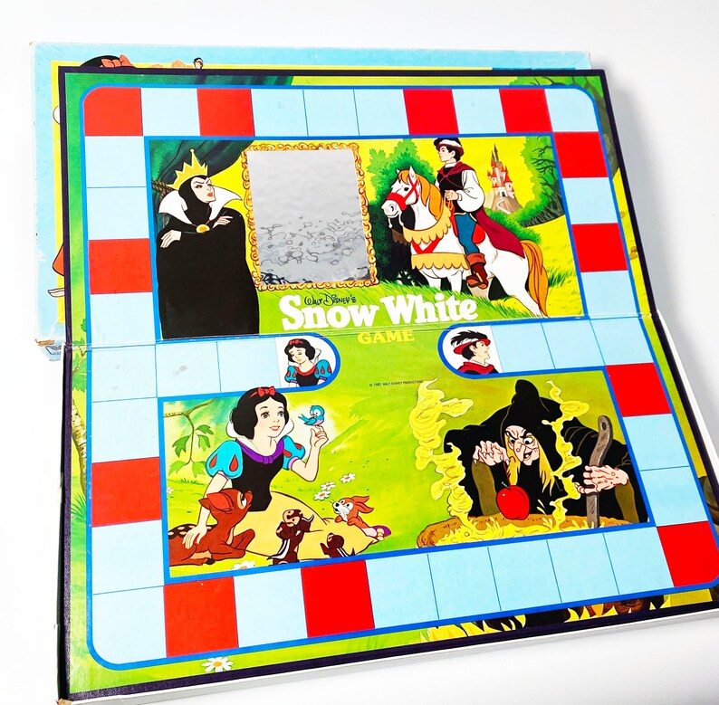 Vintage 1980 Snow White With Magic Mirror Board Game Disney - Etsy