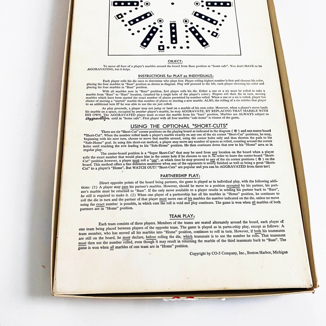 Vintage 1972 Aggravation Deluxe Edition Board Game 100% | Etsy