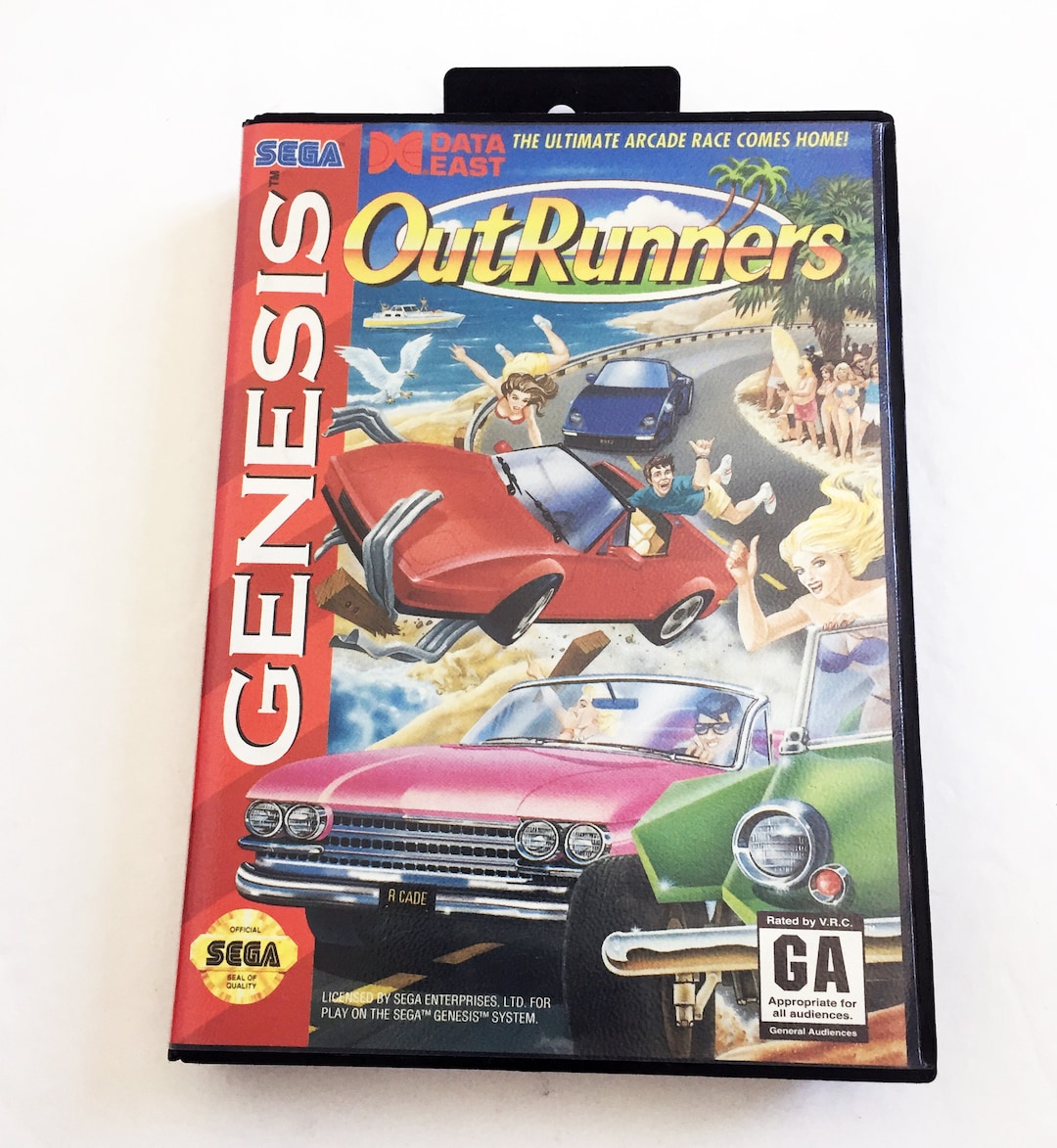 Vintage Sega Genesis Outrunners Tested Excellent Very Clean 1994 Video ...