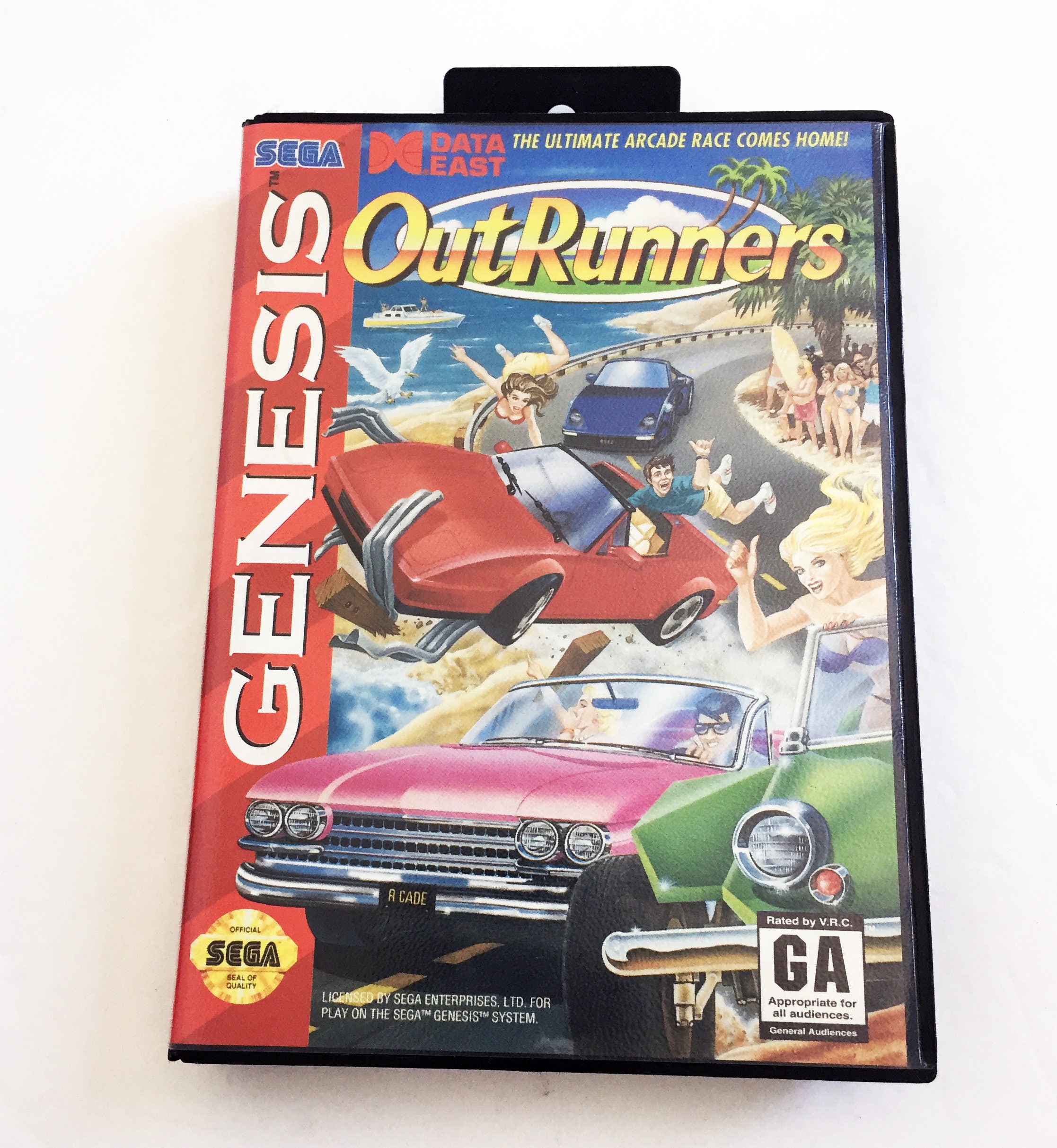 Vintage Sega Genesis Outrunners probado excelente muy limpio | Etsy