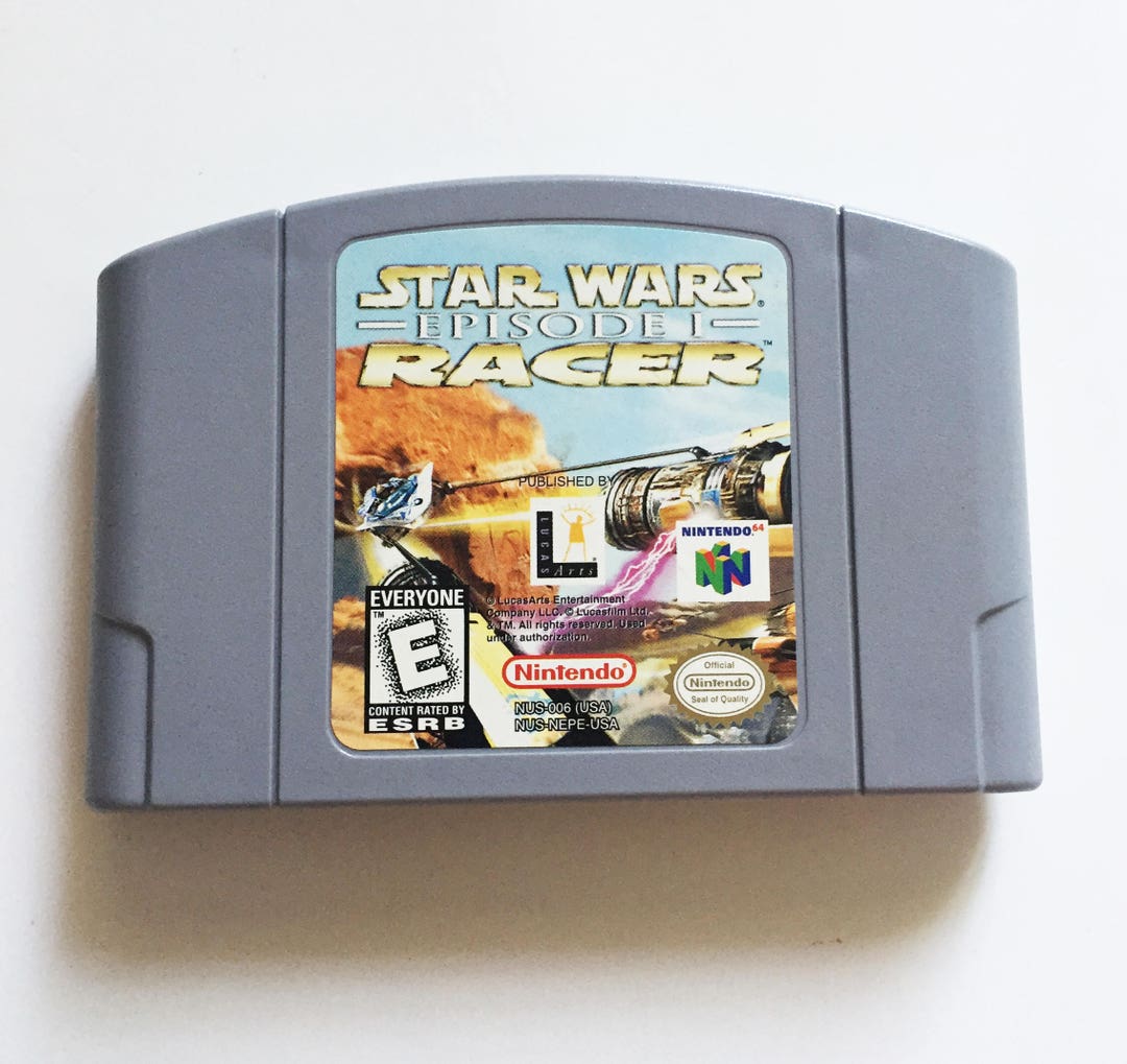 Vintage Star Wars Racer Episode 1 One Nintendo 64 Tested Excellent Very ...
