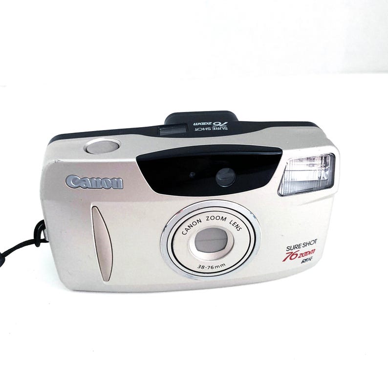 Vintage Canon Sure Shot 76 Zoom 38-765mm Sureshot Tested Works 35mm ...