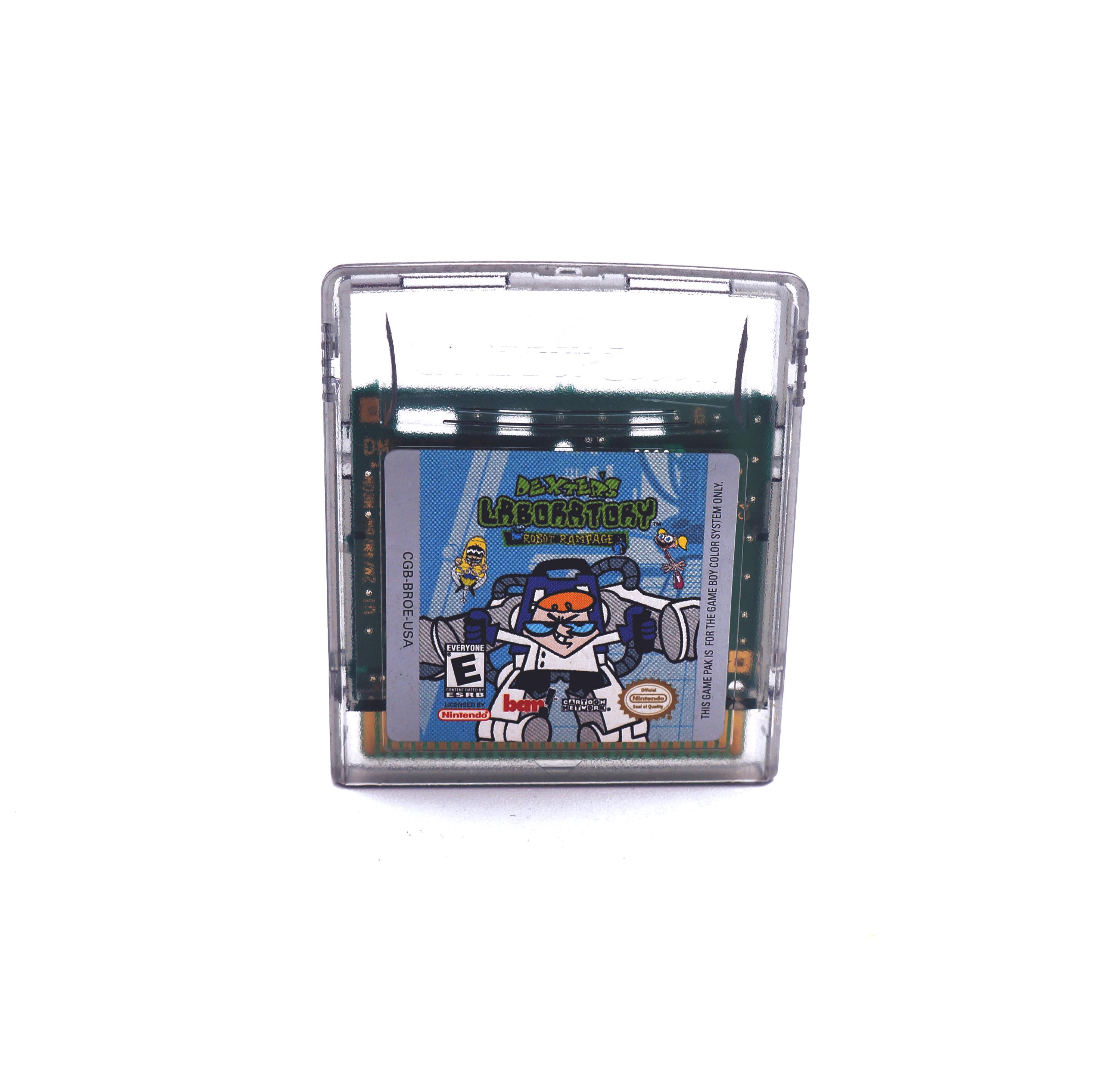 Dexter's Laboratory Robot Rampage Game Boy Color Video Game Authentic ...