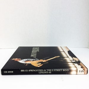 Vintage Bruce Springsteen Live 5 LP Box Set 1975-85 Vinyl LP Record ...