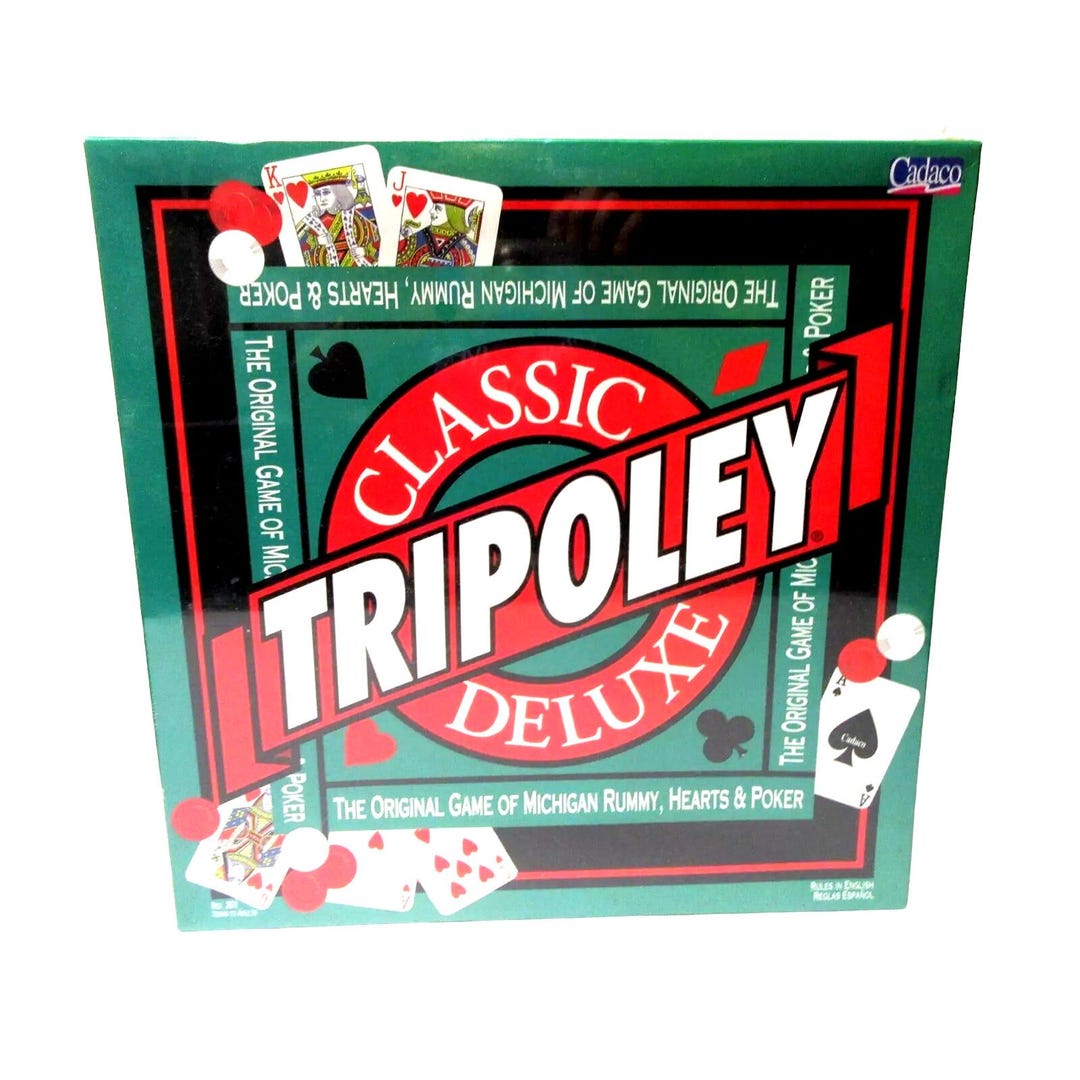 Vintage Classic Tripoley Deluxe Board Game 100% Complete 1992 Cadaco - Etsy