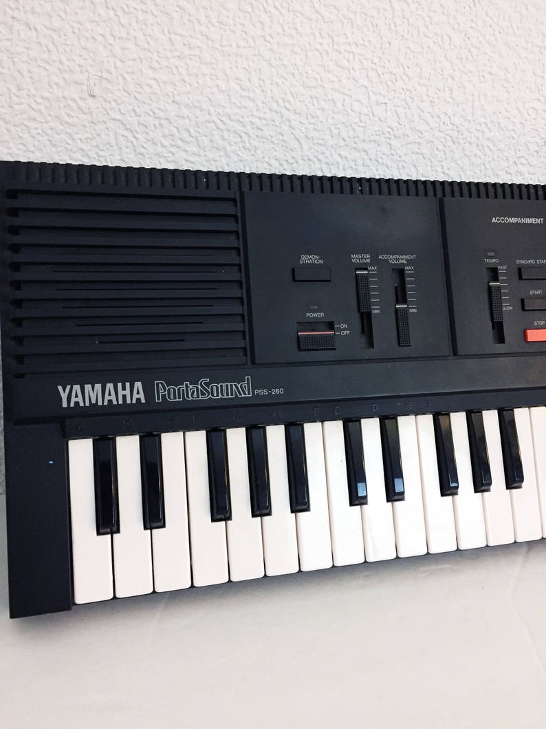 Vintage Yamaha PSS-260 80s Music Synth Keyboard Circuit - Etsy