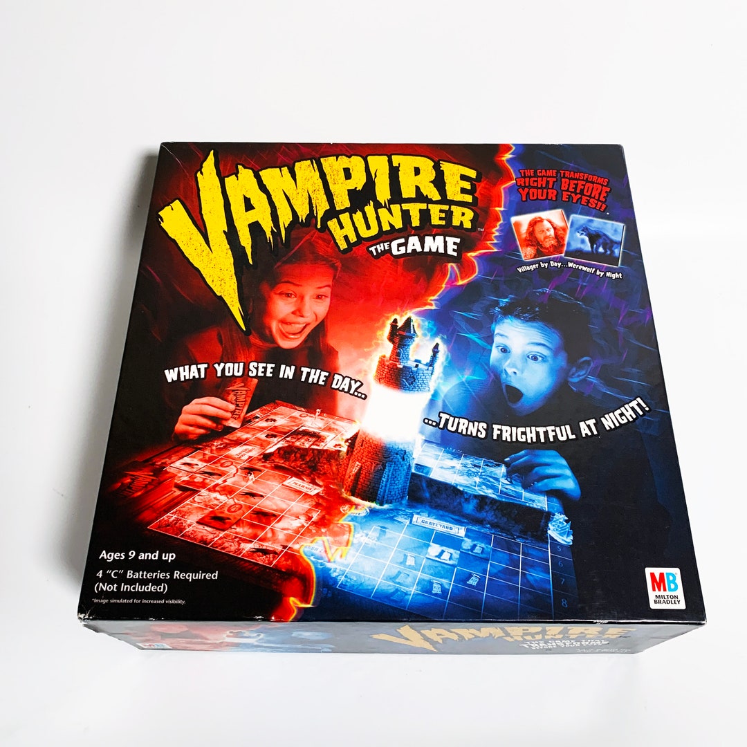 Vintage Vampire Hunter Board Game Complete Milton Bradley Toy Toys Game ...