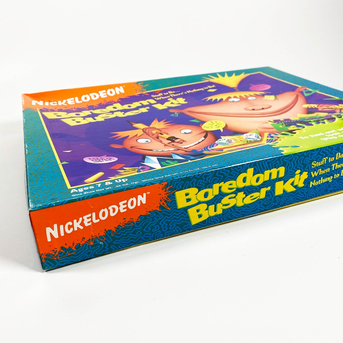 Vintage Nickelodeon Boredom Buster Kit Board Game 100% - Etsy