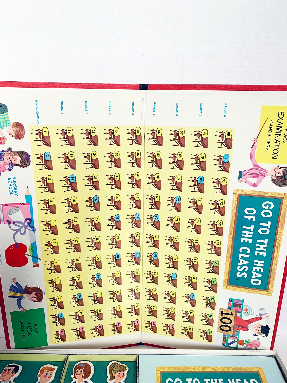 Vintage 1967 Go to the Head of the Class Board Game 100% | Etsy
