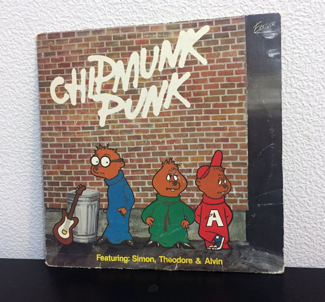 Vintage Chipmunk Punk Album LP Record Vinyl 1980 Rare 12 80s Punk Rock ...