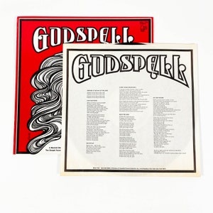 Vintage 1971 Godspell Musical the Original Cast Record Vinyl Album 12 ...