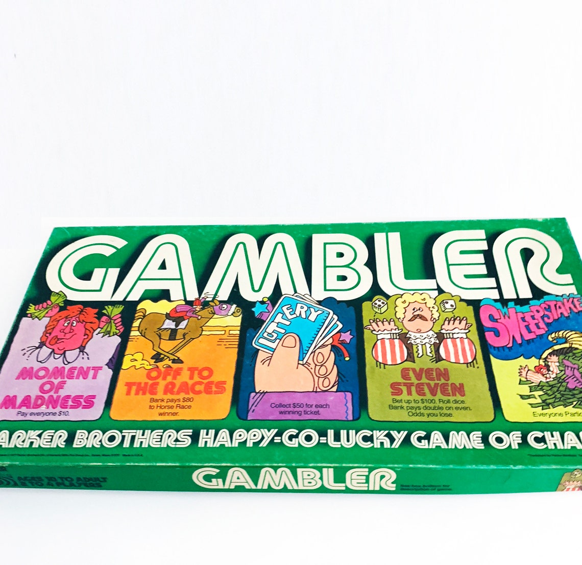Vintage Gambler Board Game 1977 Parker Brothers Complete 1970s - Etsy