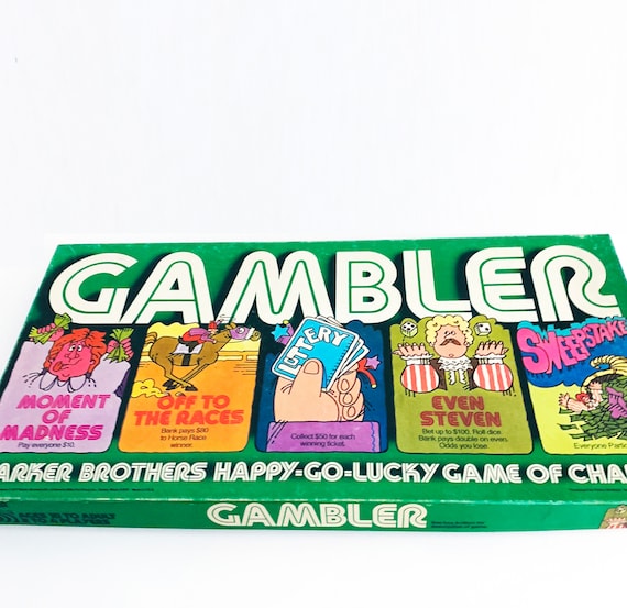 Vintage Gambler Board Game 1977 Parker Brothers Complete 1970s - Etsy