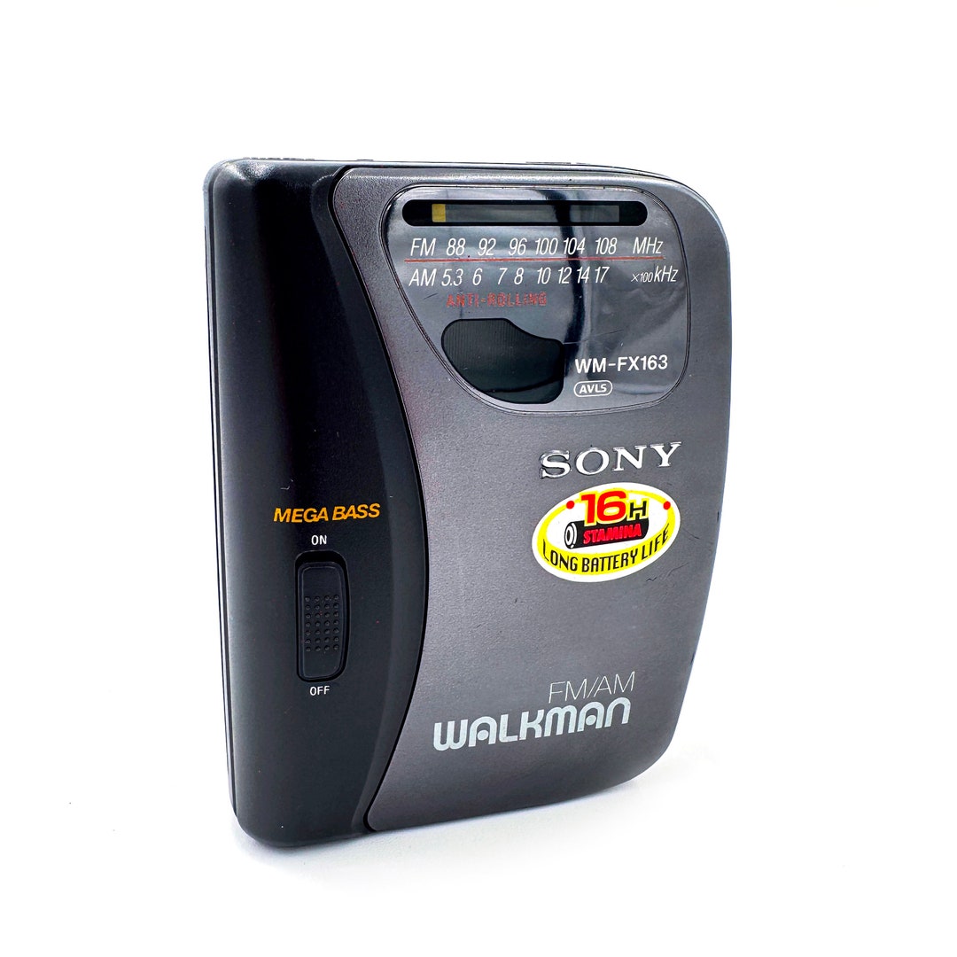 Vintage Sony Walkman WM-FX163 Portable Stereo Cassette Tape Player AM ...