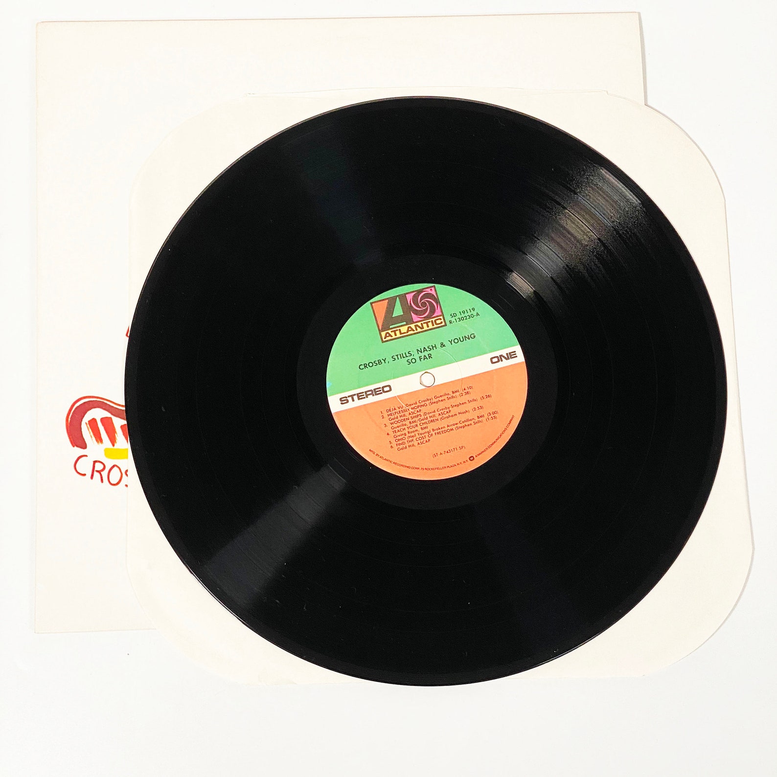 Vintage Crosby Stills & Nash so Far Vinyl Record LP Album - Etsy