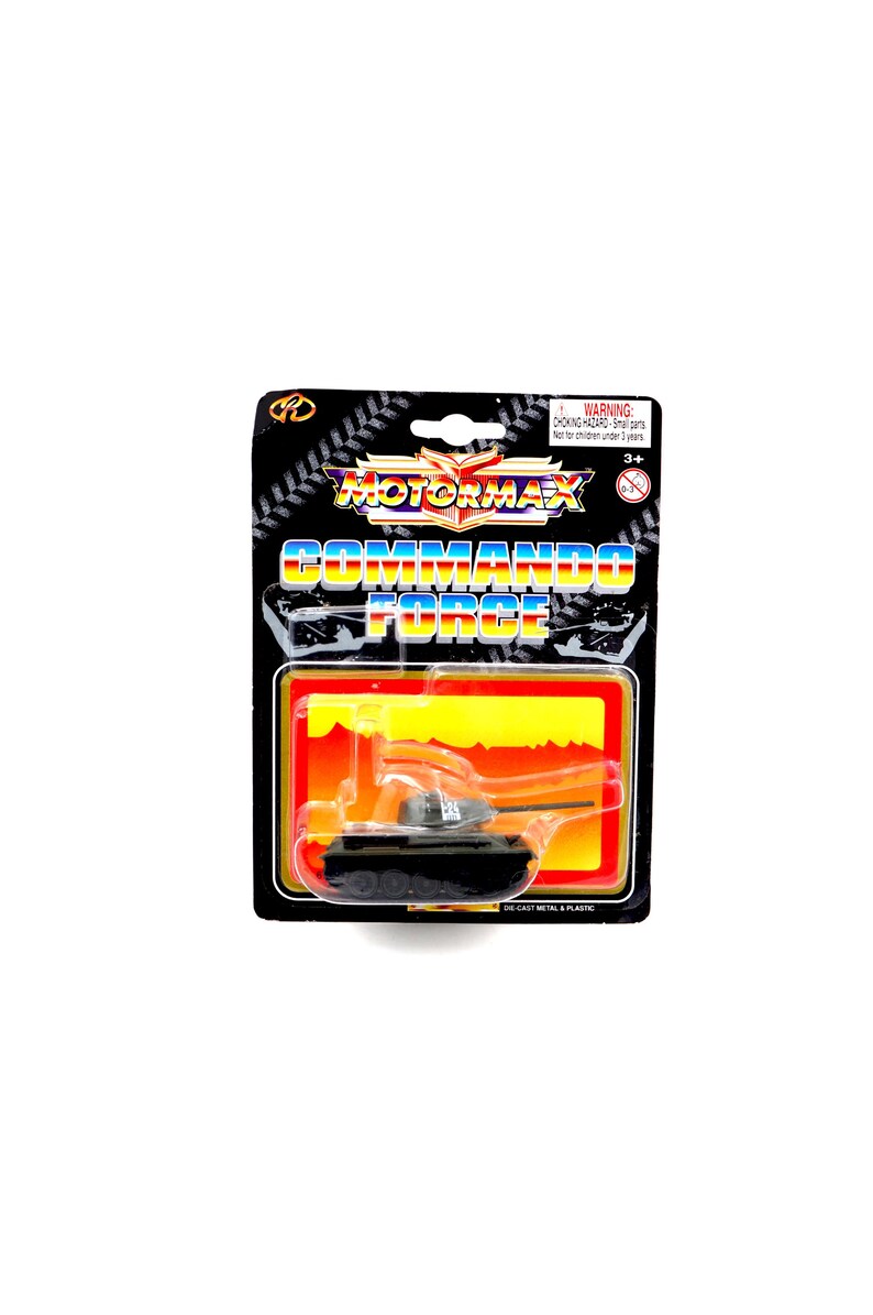 Vintage Motormax Commando Force Tank – Die-cast Military Vehicle NOS ...