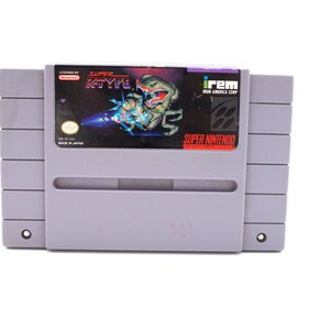 Vintage Super R-type Super Nintendo Video Game Tested Excellent Very ...
