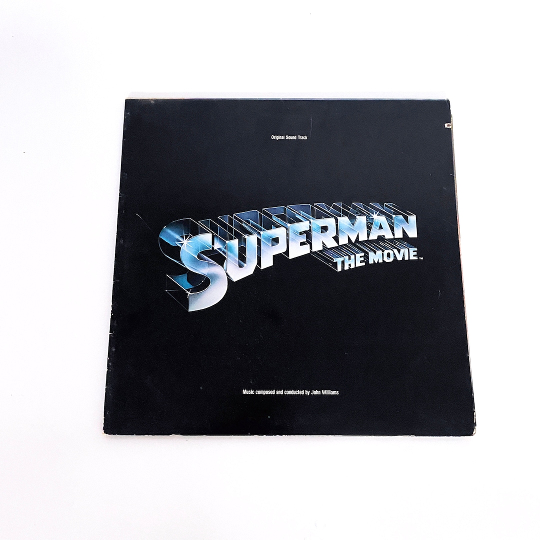 Vintage Original Superman the Movie Motion Picture Soundtrack Album LP ...