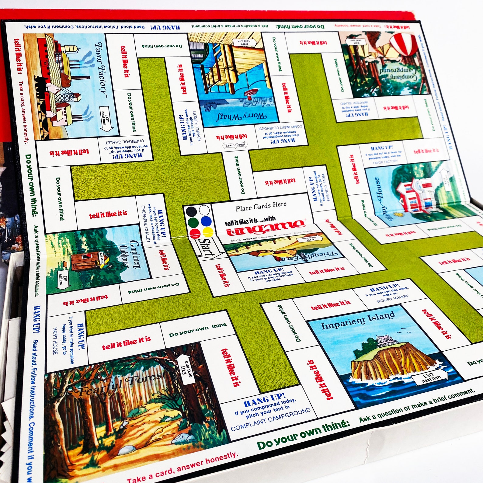 Vintage 1975 the Ungame Board Game by Parker Brothers Complete - Etsy