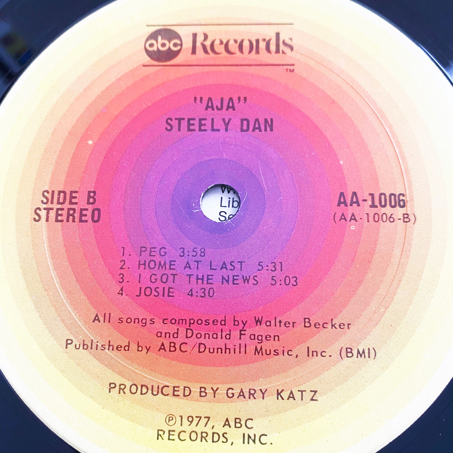 Vintage Steely Dan Aja 1977 LP Record Vinyl Album 12 70s - Etsy