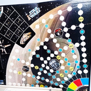 Vintage Star Wars Escape From Death Star Game Board Game 100% Complete ...