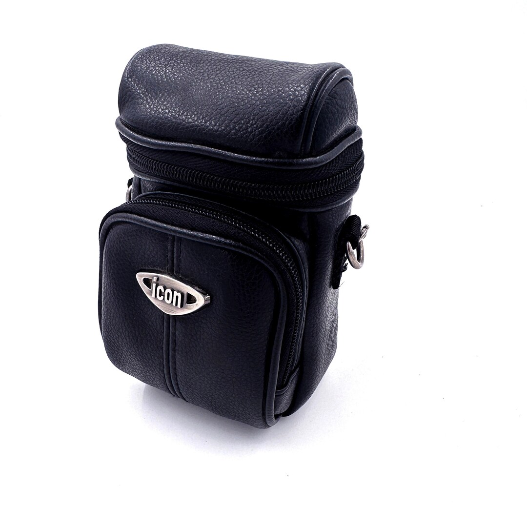 Vintage 7 Black Icon Soft Camera Carrying Case Shoulder Neck Strap ...